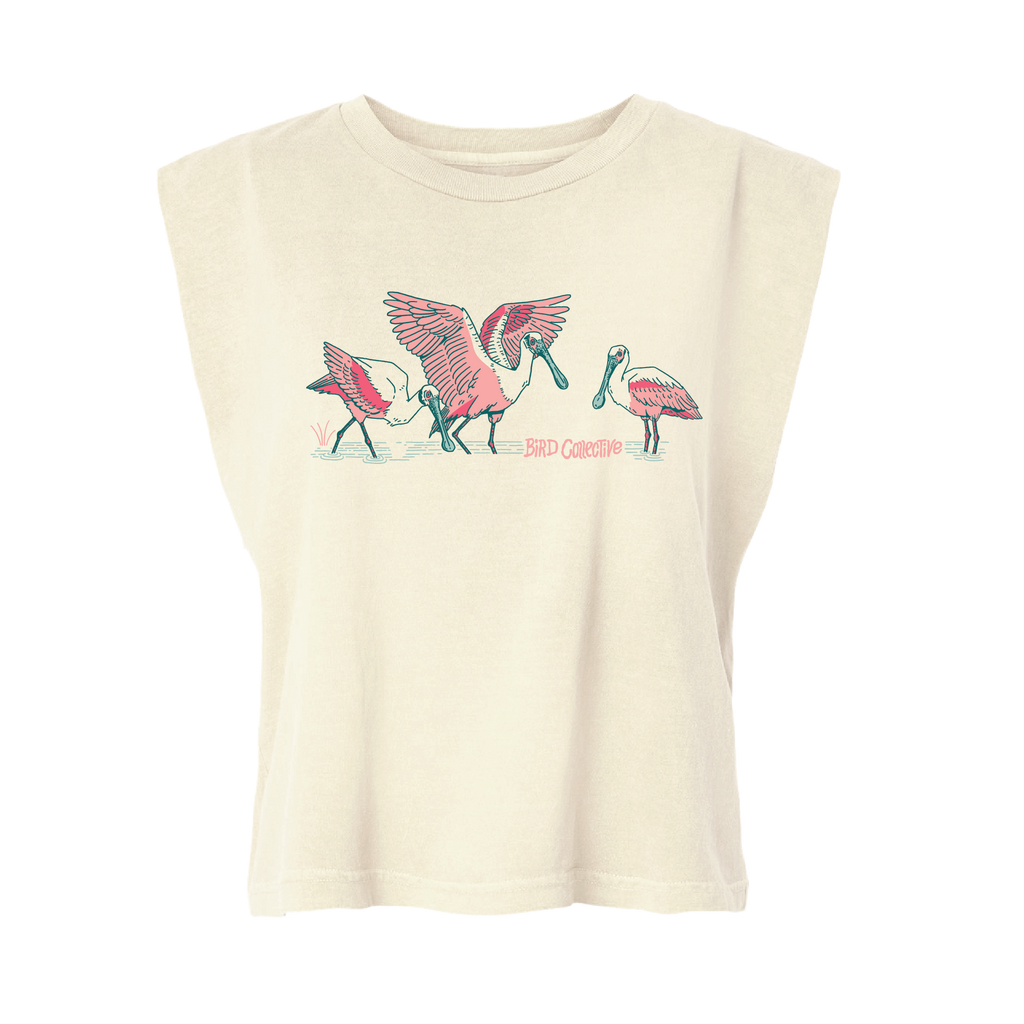 Bird Collective - Roseate Spoonbill Tank – The Painted Porch Bookshop